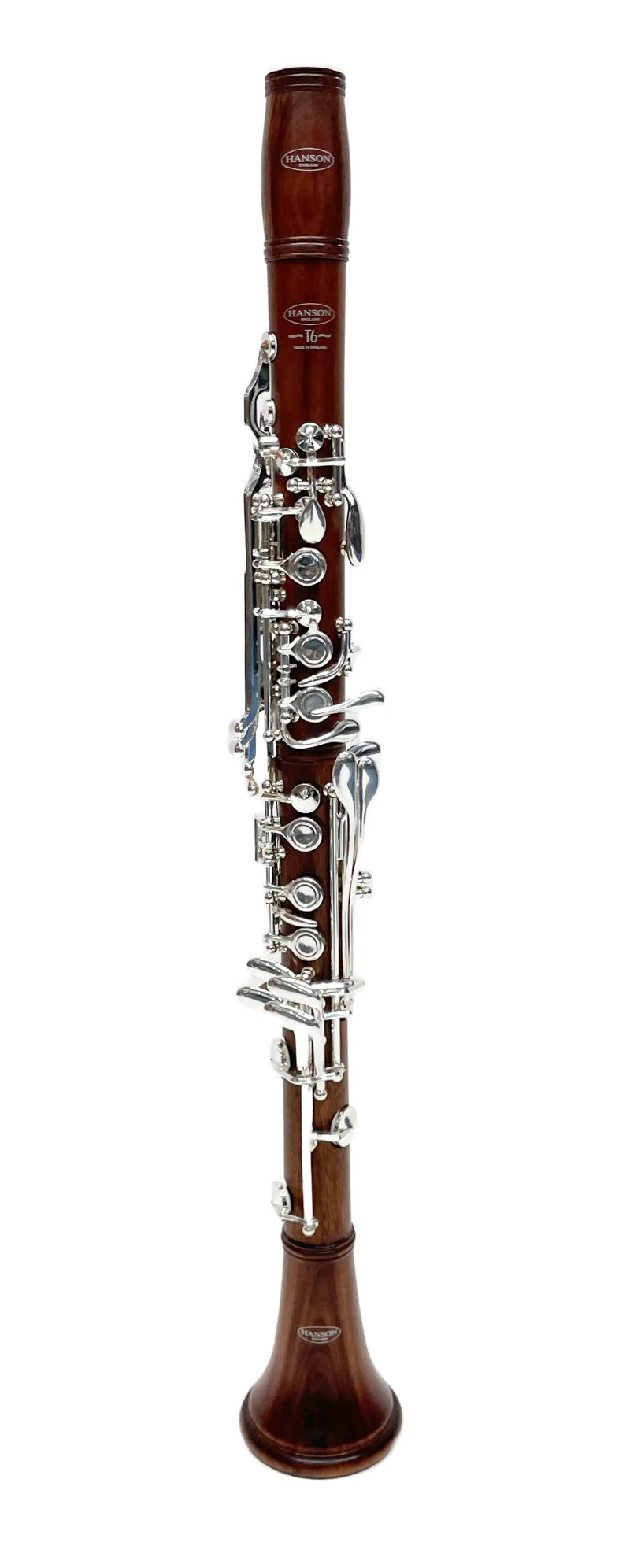 Hanson T6 NO SQUEAK Plateau Bb Clarinet - Rosewood