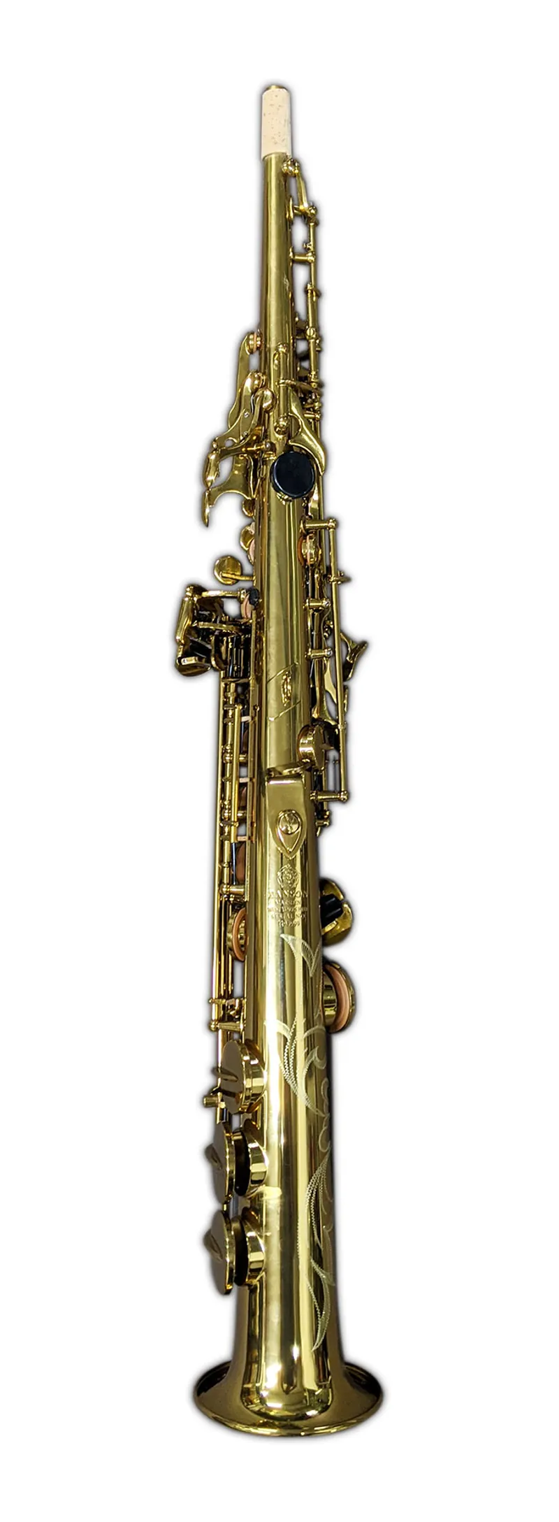 Hanson LX One Piece Body Soprano Saxophone in Deep Gold Lacquer