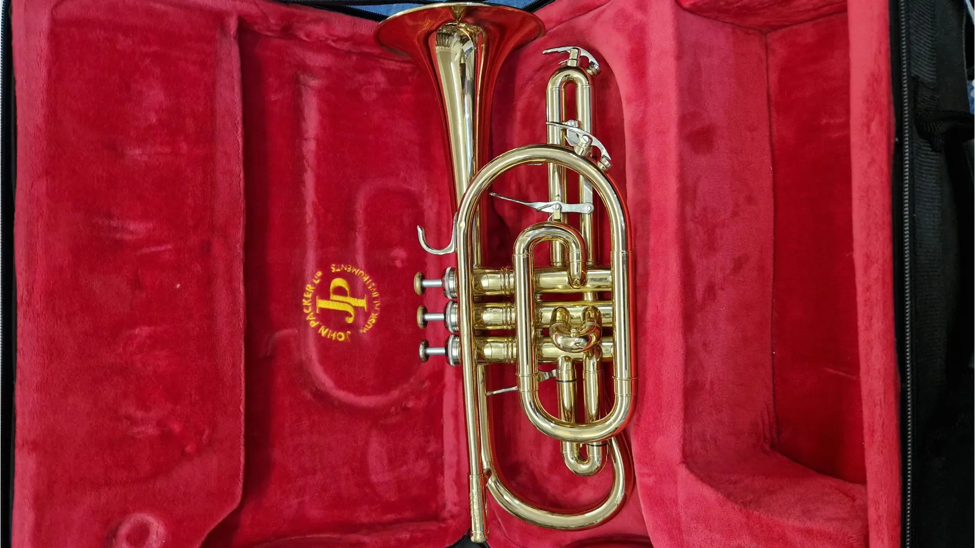 Secondhand John Packer Smith Watkins Bb Cornet lacquer finish