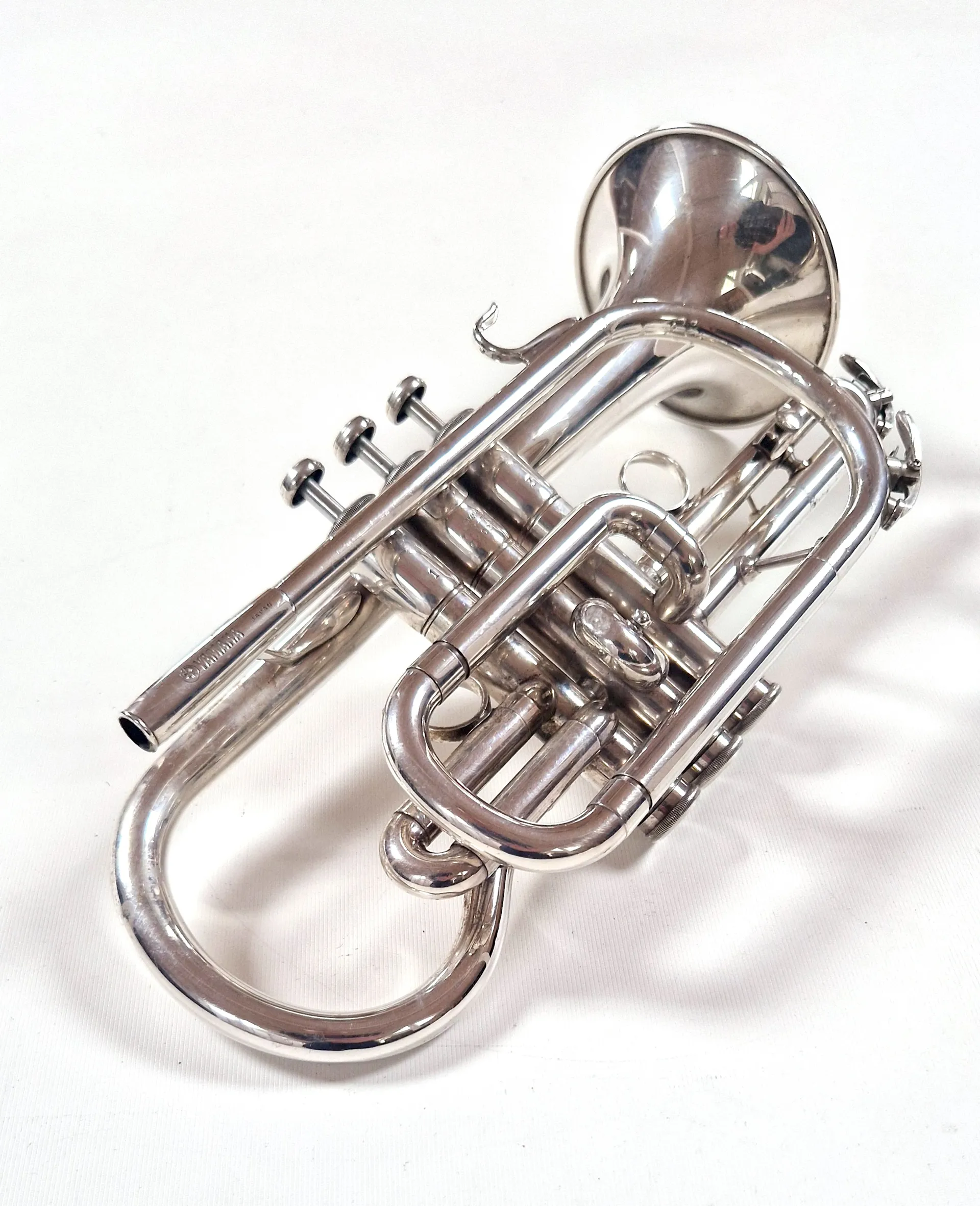 Used Yamaha YCR-733 cornet silverplate