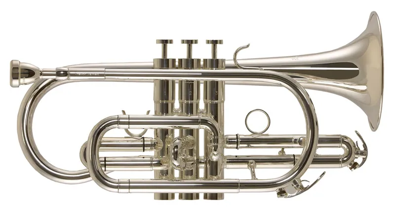Trevor James 4500SP Renaissance Bb Cornet - Silverplate